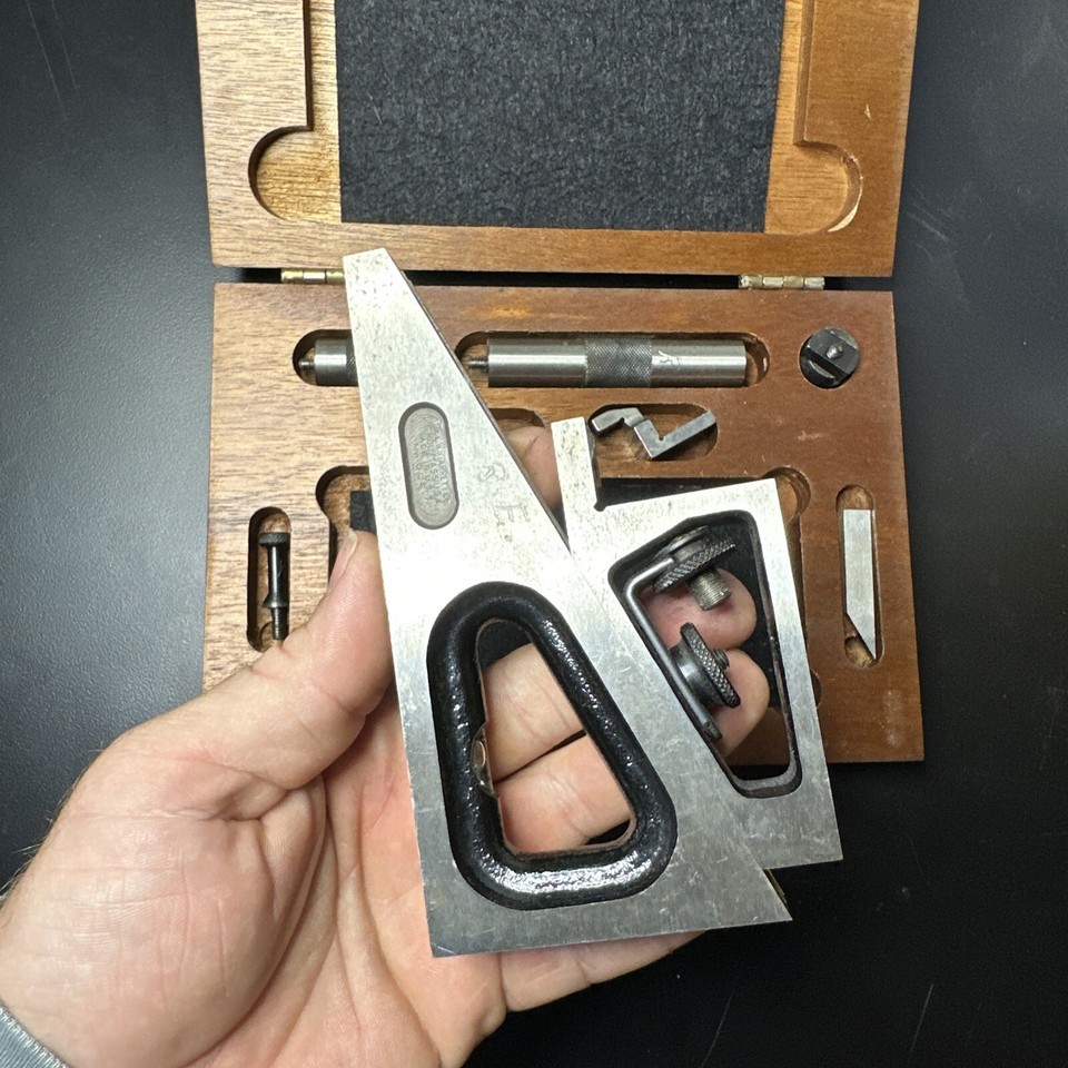 Starrett 995E Precision Planer Gage Adjustable Parallel Machinist Tool ...