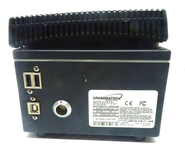 Crossmatch L Scan Guardian R 900248 Rugged Finger Print Scanner USB for ...