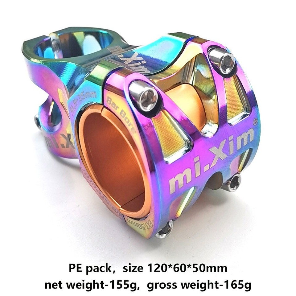 Ultra-light Bike Stem Bicycle Aluminium Alloy Stem 31.8*50mm Multicolor ...