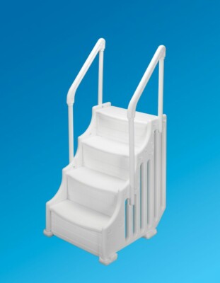 38 IN Wide Ocean Blue Mighty Step for Above Ground Swimming Pools With ...