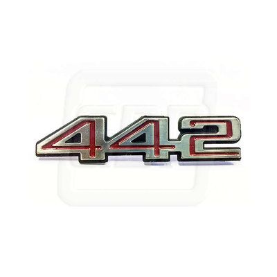 78-87 Cutlass 442 Interior Door Panel Name Plate Emblem with studs GM ...
