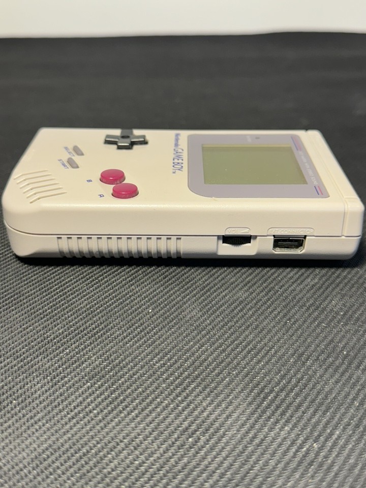 Rare Original Nintendo Gameboy Classic Gray DMG-CPU-01 With Red Sticker ...