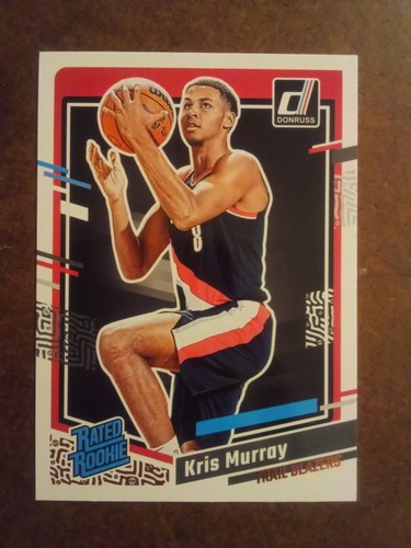 Kris Murray 203 Rated Rookie Donruss NBA 2023-24 Basketball Card | eBay