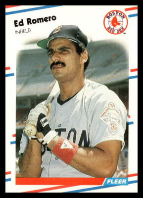 1988 Fleer #362 Ed Romero Boston Red Sox Baseball Card | eBay
