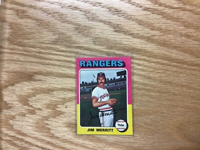 1975 Topps Baseball Jim Merritt Texas Rangers Card #83 | eBay