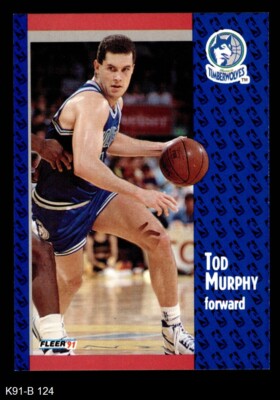 1991 Fleer #124 Tod Murphy Timberwolves UC Irvine 8 - NM/MT | eBay