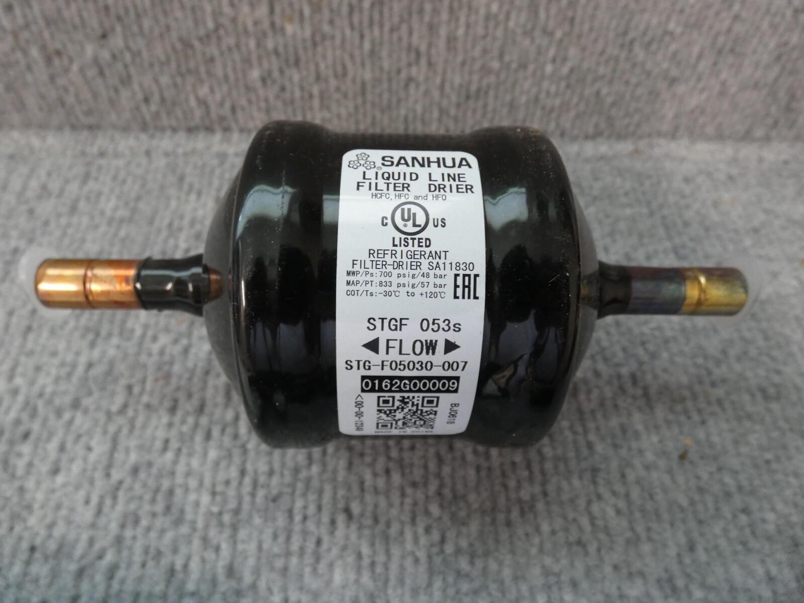 SANHUA LIQUID LINE FILTER DRIER STGF 053 STG-F05030-007 | eBay