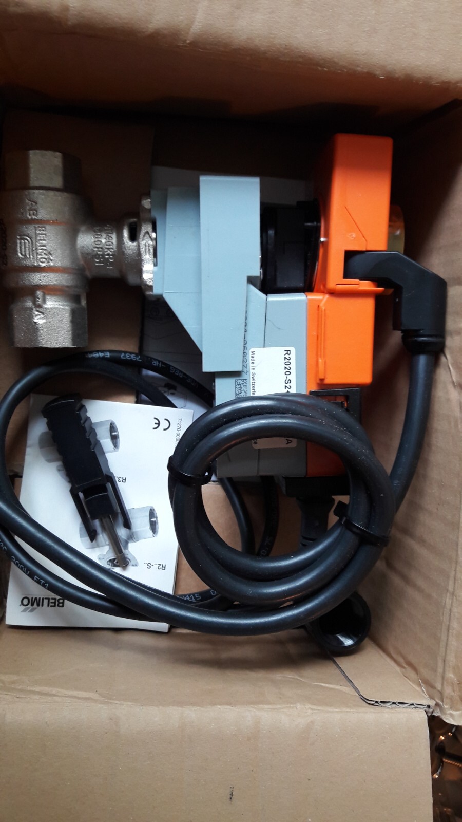 BELIMO R2020-S2+LR24A+S2A actionneur avec vanne 2 voies 3/4 pouces | eBay