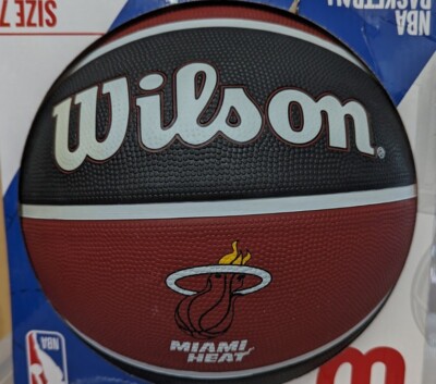 Miami Heat Wilson NBA Basketball Ball Size Adults No7 Outdoor NBA ...
