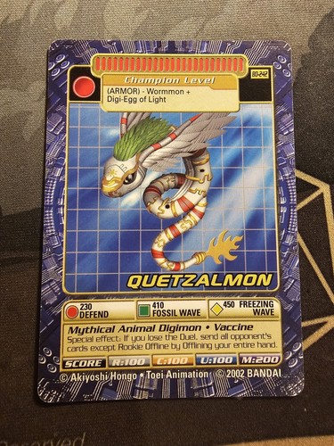 Quetzalmon Bo-242 Digimon 2002 Series 5 NM | eBay