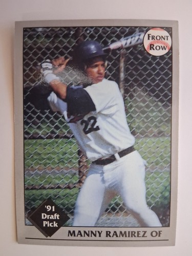 Manny Ramirez rookie card, 1991 Front Row Draft Picks #47, Cleveland ...