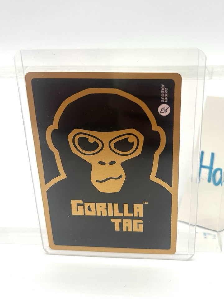 Makeship Gorilla Tag MOD STICK Trading Card 1/1,000 Legendary GTAG Rare ...