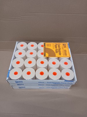Perfect Print Cash Register Paper Rolls 1-3/4" x 120' 44mm 60 rolls NEW ...