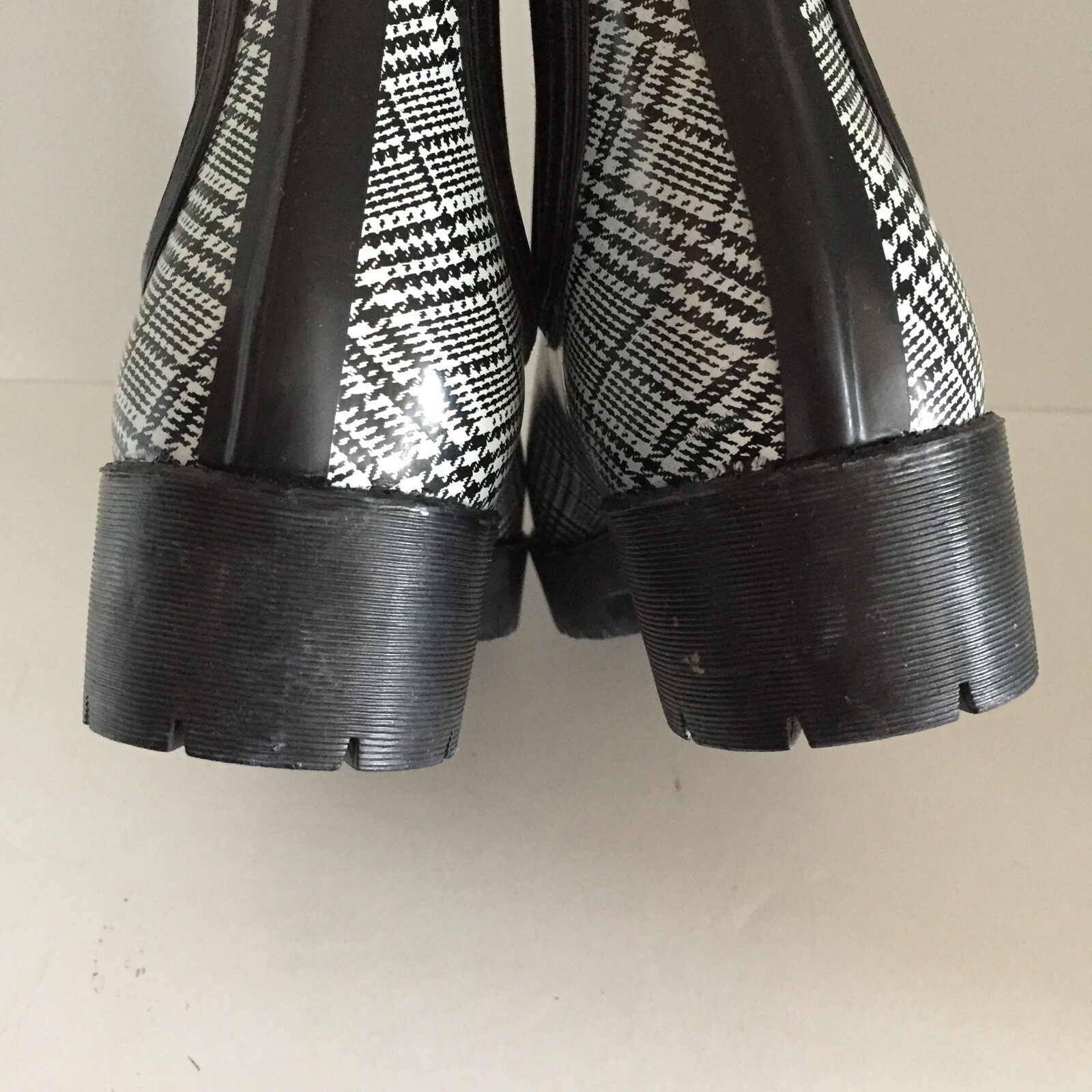 Jeffrey Campbell Women's Rubber Rain Boots Ankle Lug … - Gem