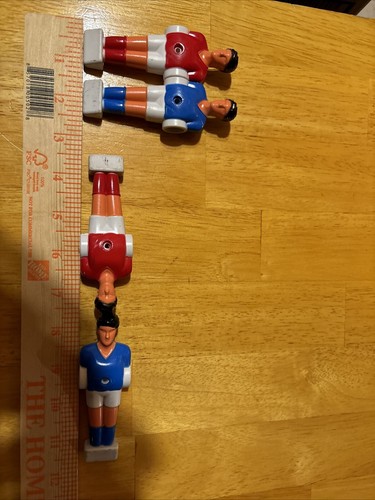 22 PCS Red White Blue Foosball Men For Game Decoration Table Soccer ...