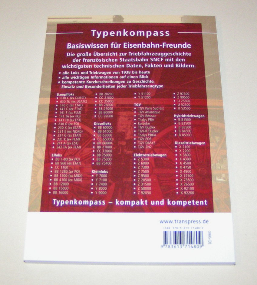 Locomotives of The French State Railways SNCF Since 1938 - Book Types ...