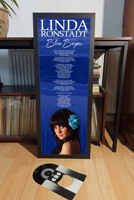 LINDA RONSTADT BLUE BAYOU POSTER LYRIC SHEET | eBay