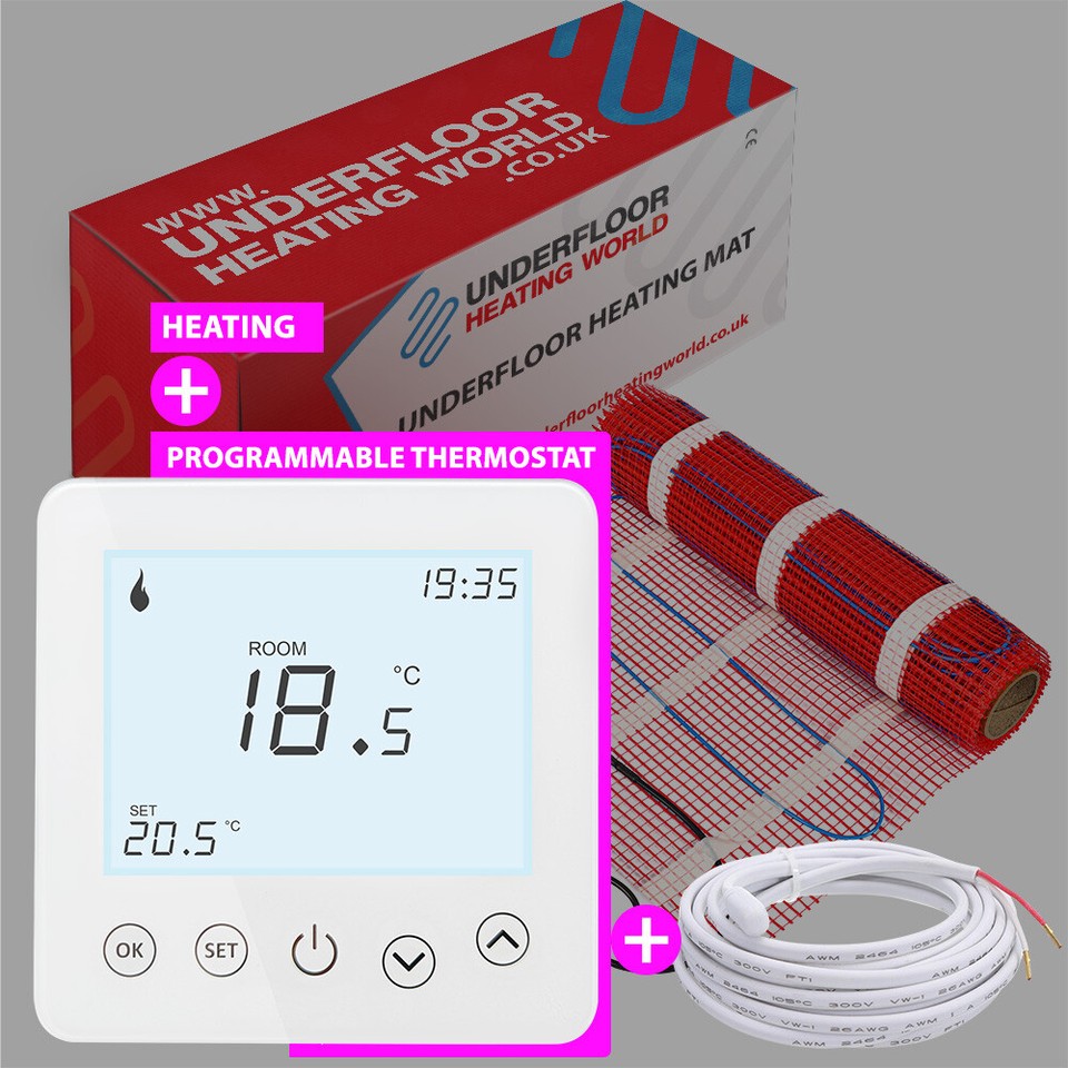 Electric Underfloor Heating Mat Kit 150W/m2 - Next Day Delivery | eBay