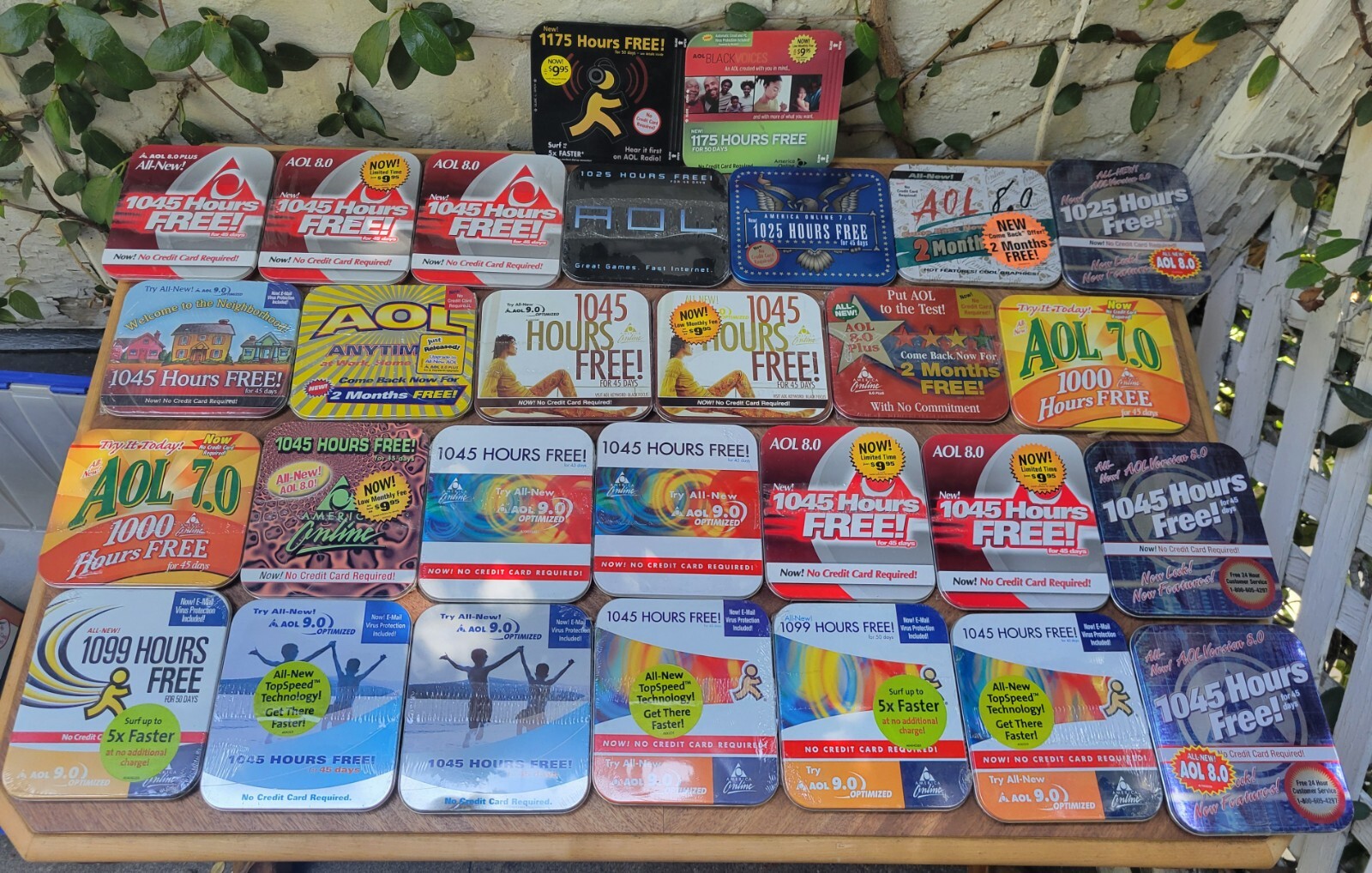 Lot of 29 New Vintage AOL Internet Mail CDS | eBay