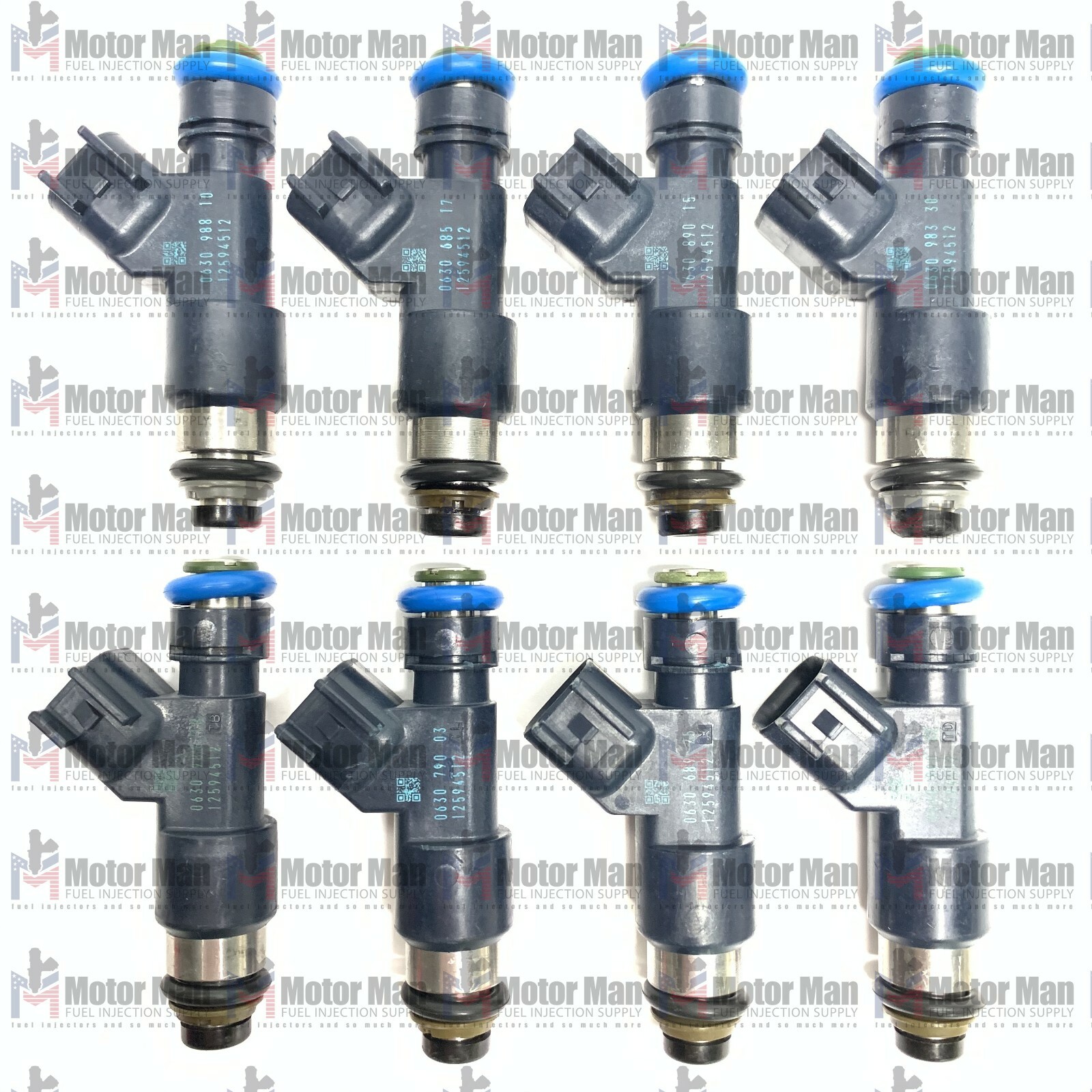 Motor Man | 12594512 Fuel Injector Set | 2007 2008 2009 Chevy Tahoe 5 ...