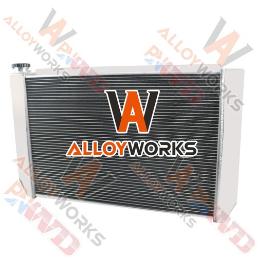 4 Row Aluminum Upgrade Cooling Radiator For Ford Mopar 31" x 19" x 3 ...