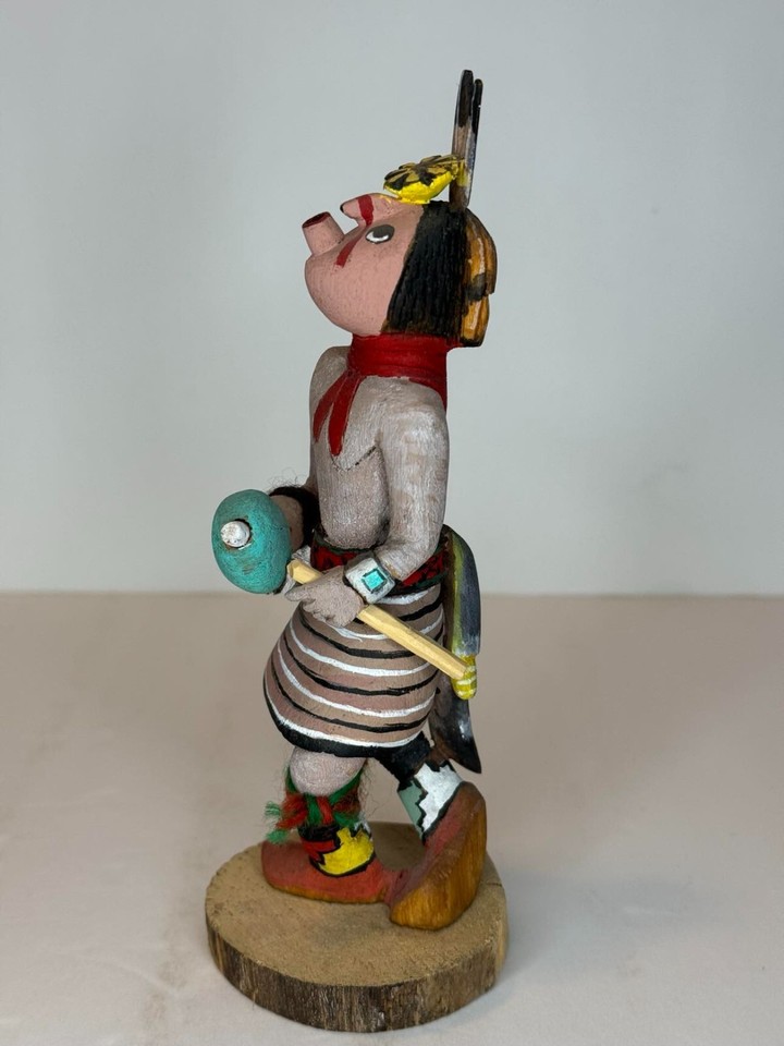 Vintage Hopi Kachina - The Cross Leg (Huhuwa) by Master Wilburt ...