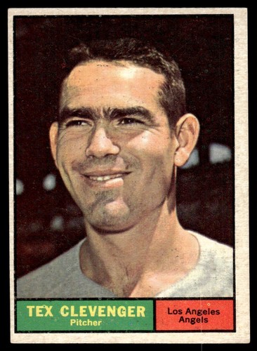 1961 Topps Tex Clevenger Los Angeles Angels #291 | eBay