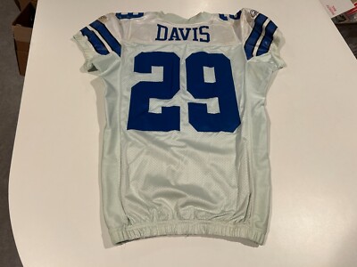 original 2007 KEITH DAVIS DALLAS COWBOYS GAME WORN NFL FOOTBALL JERSEY ...