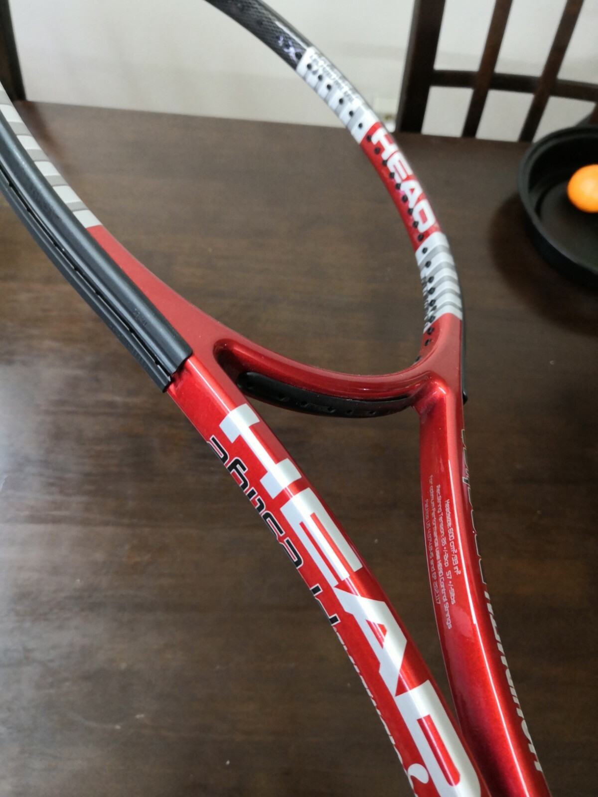 New Head pt10 pro stock prestige 90 head 18x20 4 1/4 grip Tennis ...