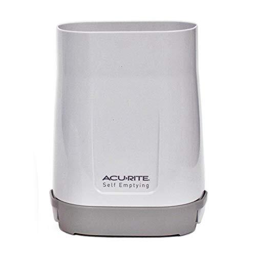 AcuRite 02446M Wireless Rain Gauge with Indoor Digital Display Black ...