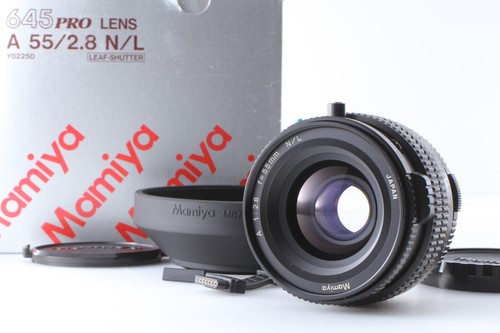 Rare [NEAR MINT BOXED] Mamiya A 55mm f/2.8 N/L Leaf Shutter for 645 Pro ...