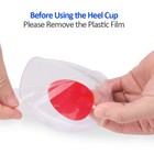 3 Pair Gel Foot Cups Heel Support Spur Insoles Pad Pain Relief Cushion ...