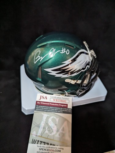 PHILADELPHIA EAGLES BRYCE HUFF AUTOGRAPHED SIGNED SPEED MINI HELMET JSA ...