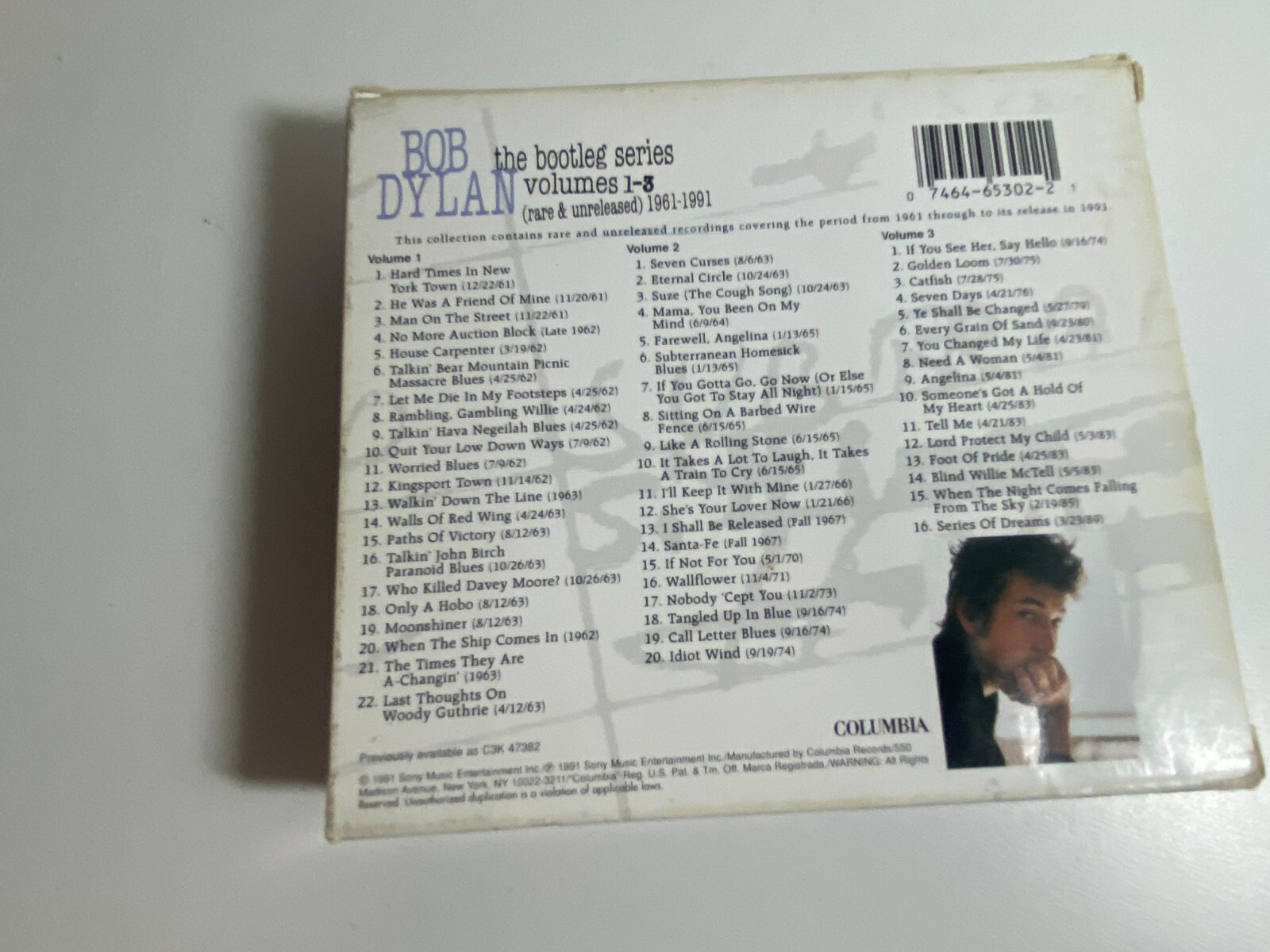 The Bootleg Series, Vols. 1-3 (Rare & Unreleased) 1961-1991 [Slipcase ...