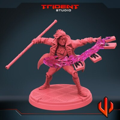Cajun Card Thrower B - 40mm Crisis Protocol Miniature | Superhero | C27 ...