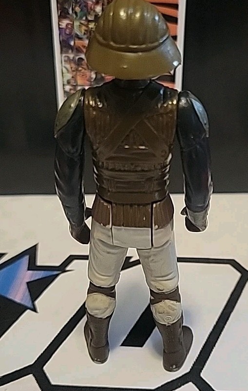 Star Wars Lando Calrissian Skiff Guard w/ Helmet 1982 Vintage Weapons ...