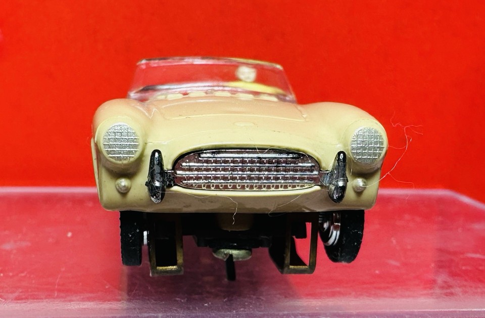 VINTAGE AURORA AC COBRA TAN W/ RED INTERIOR-1960’s HO SLOT CAR WORKS ...