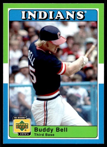 Buddy Bell 2001 Upper Deck Decade 1970's 14 Cleveland Indians Baseball ...