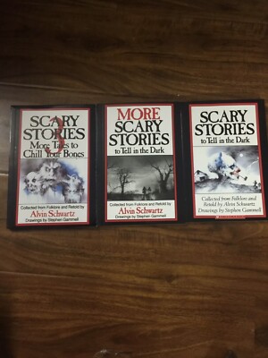 Scary Stories To Tell In the Dark Treasury Bk Set 1 2 3 Original Alvin ...