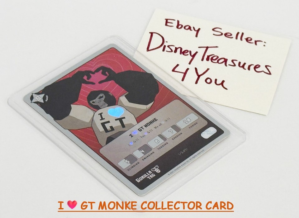 Gorilla Tag Monke Collector Trading Card Makeship Holo Limited Edition ...