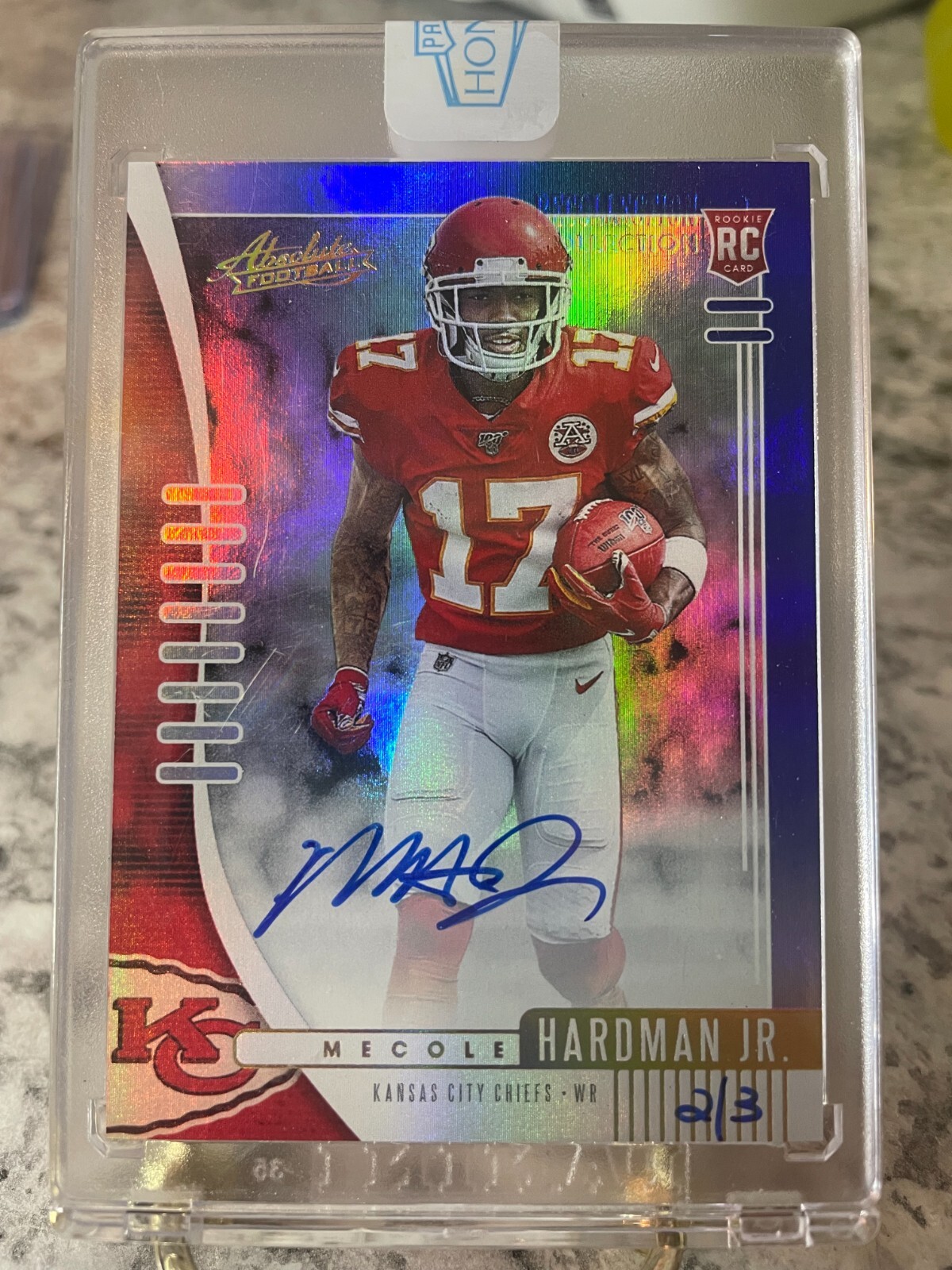 2019 Panini Absolute MECOLE HARDMAN JR. Autograph Recollection ...