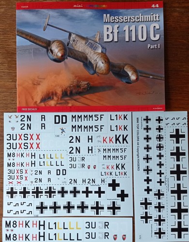 Messerschmitt Bf 110 C Pt I, TopColors, ENGLISH Decals | eBay