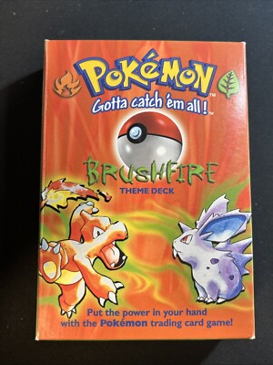 Pokémon TCG Brushfire Theme Deck Base Set WOTC 1999 Opened/complete. | eBay
