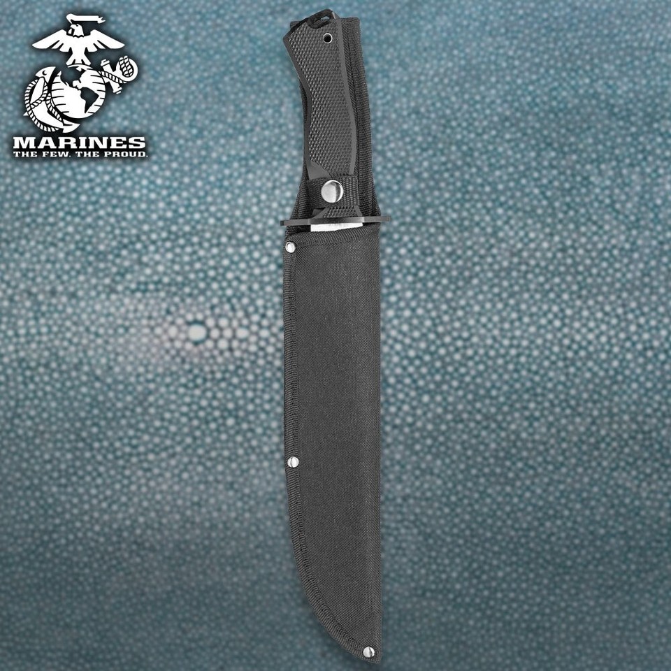 USMC Operation Mako Knife With Sheath | Officially Licensed | 10 3/4 ...