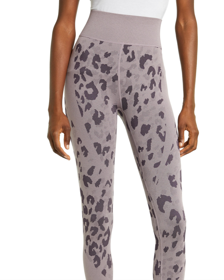 New Zella Leopard Pattern Baselayer Leggings Size Small S Red | eBay UK