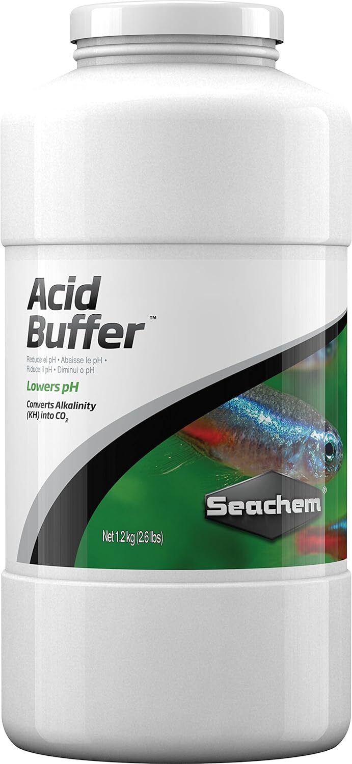 Seachem Acid Buffer Lowers pH Converts Alkalinity KH into CO2, 1.2kg 2.6-Pounds | eBay