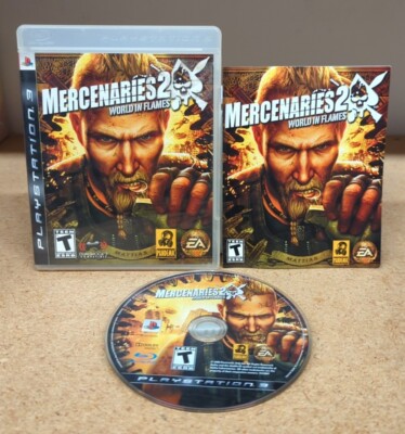Mercenaries 2 World In Flames Sony PlayStation 3 PS3 Complete W/ Manual ...