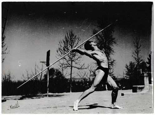 PHOTO ANCIENNE - KAREL EGERMEIER LANCEUR DE JAVELOT 24 X 18 cm | eBay