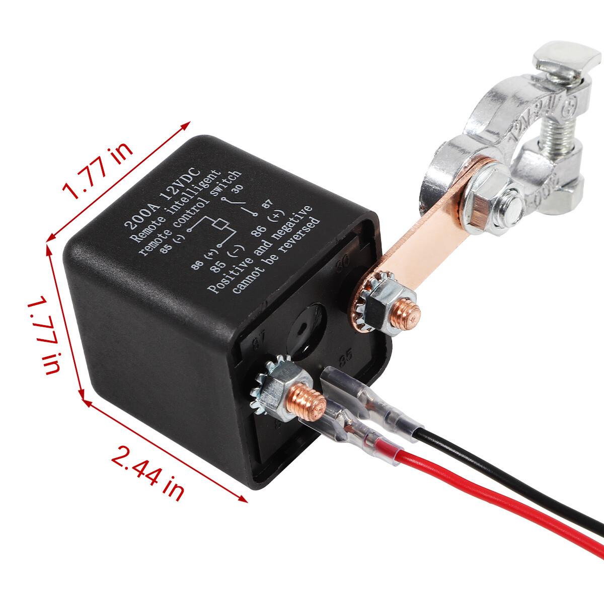 Car Battery Switch Disconnect Power Kill Master Isolator Cut Off Remote ...