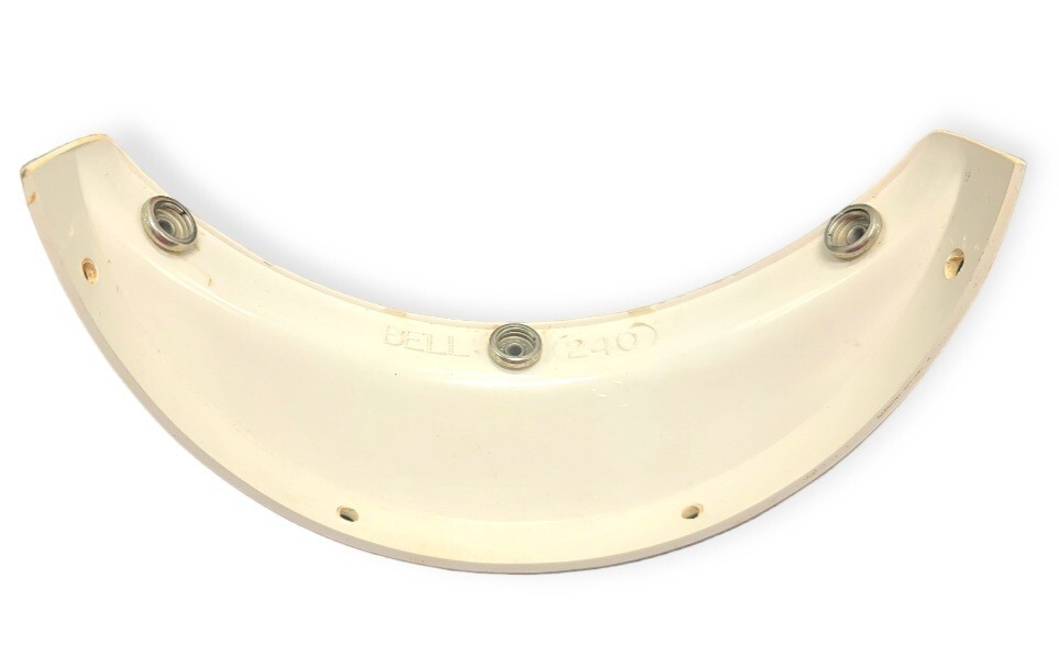 Vintage BELL 240 White VISOR For Magnum LTD Star RT TOPTEX Motorcycle ...